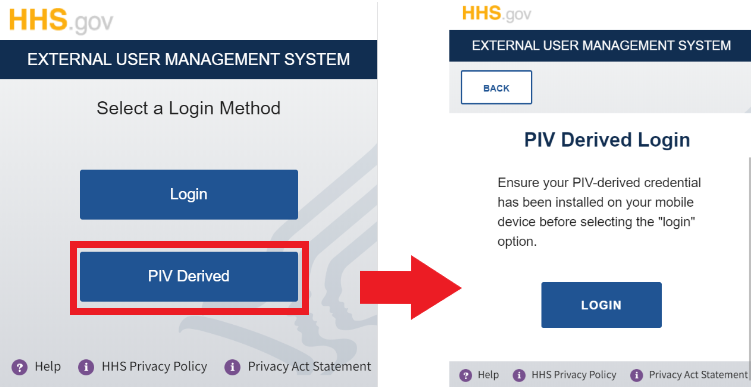 How to Log into XMS with PIV-Derived Credentials